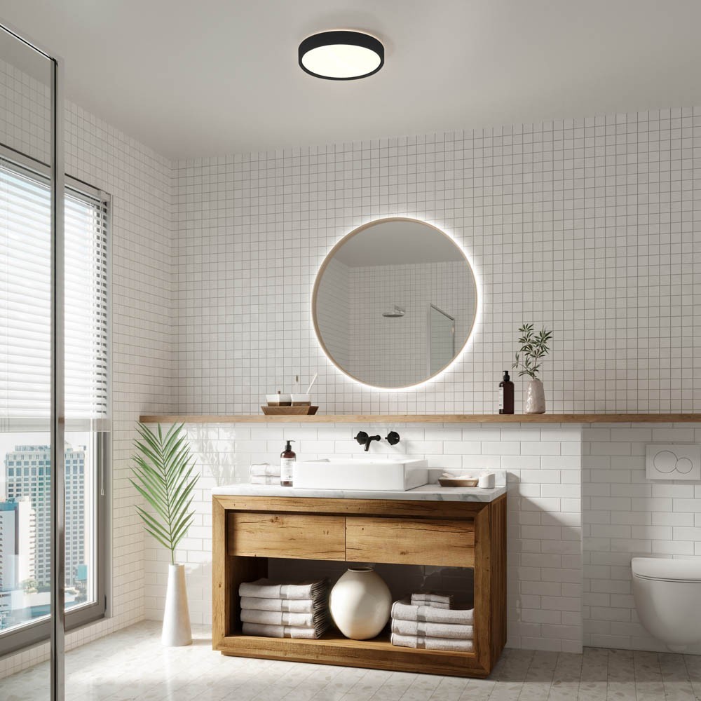 Plafón de techo LED para baños Noxy (17W) - Nordlux - Lamparas.es