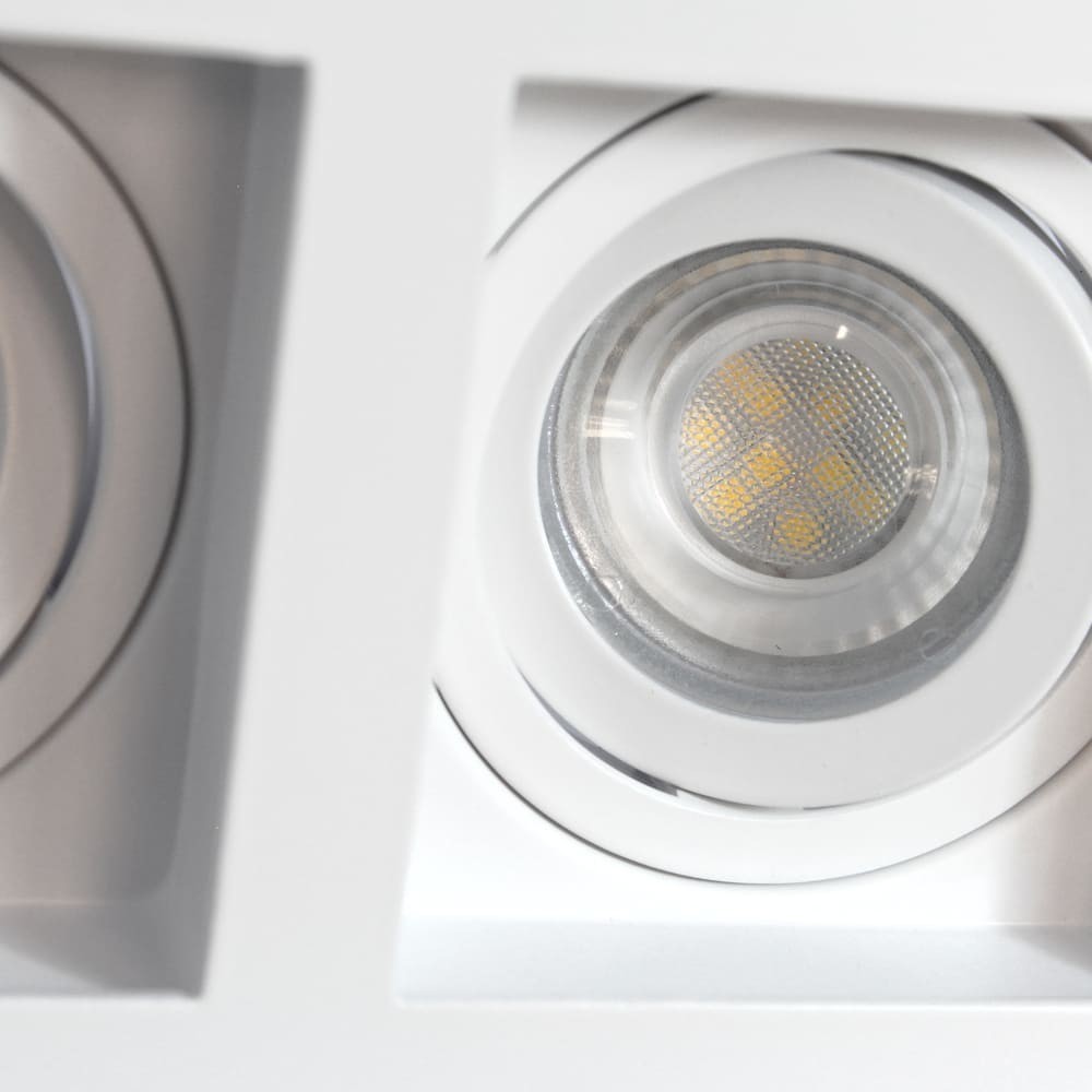 Empotrable de techo Akrah (2 luces) - CristalRecord - Lamparas.es