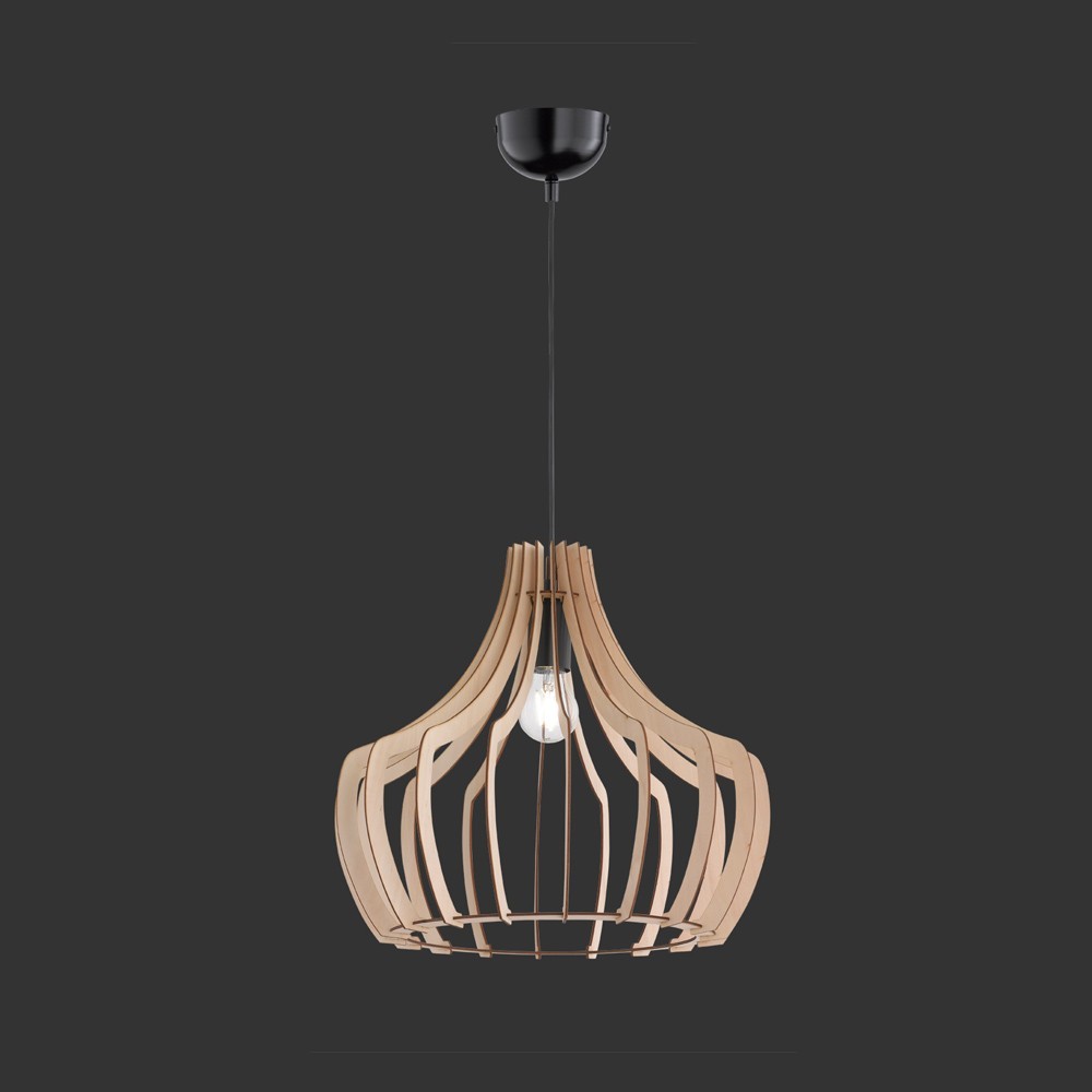 Lámpara colgante Wood - Trio Lighting - Lamparas.es