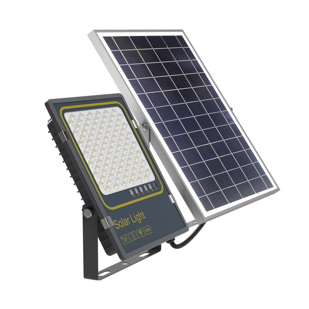 Proyector de exterior solar LED Bee (100W) - CristalRecord - Lamparas.es