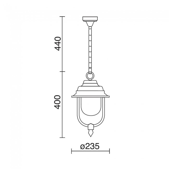 Lámpara colgante exterior Keo - Dopo Lighting - Lamparas.es