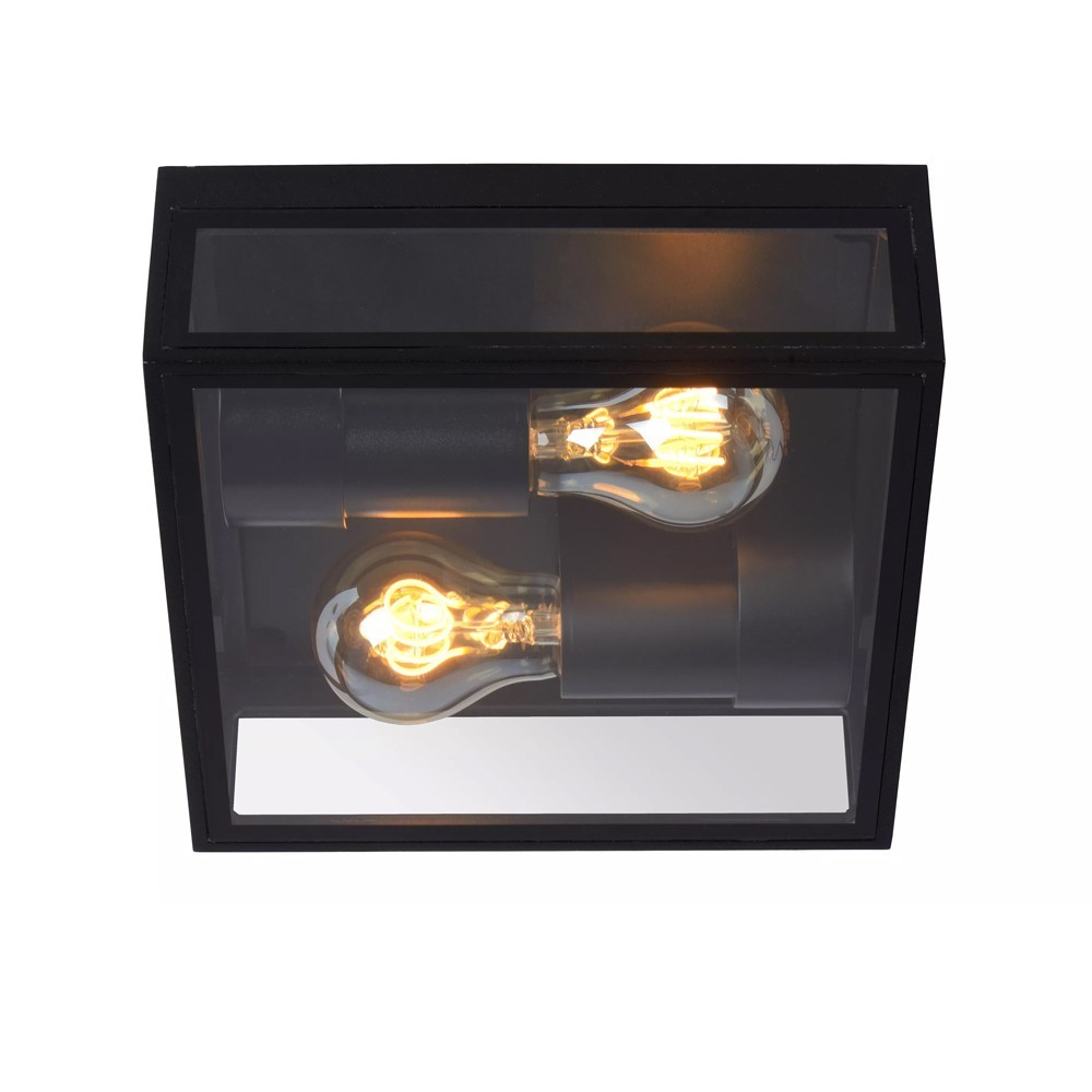 Plafón de techo de exterior Dukan (2 luces) - Lucide - Lamparas.es
