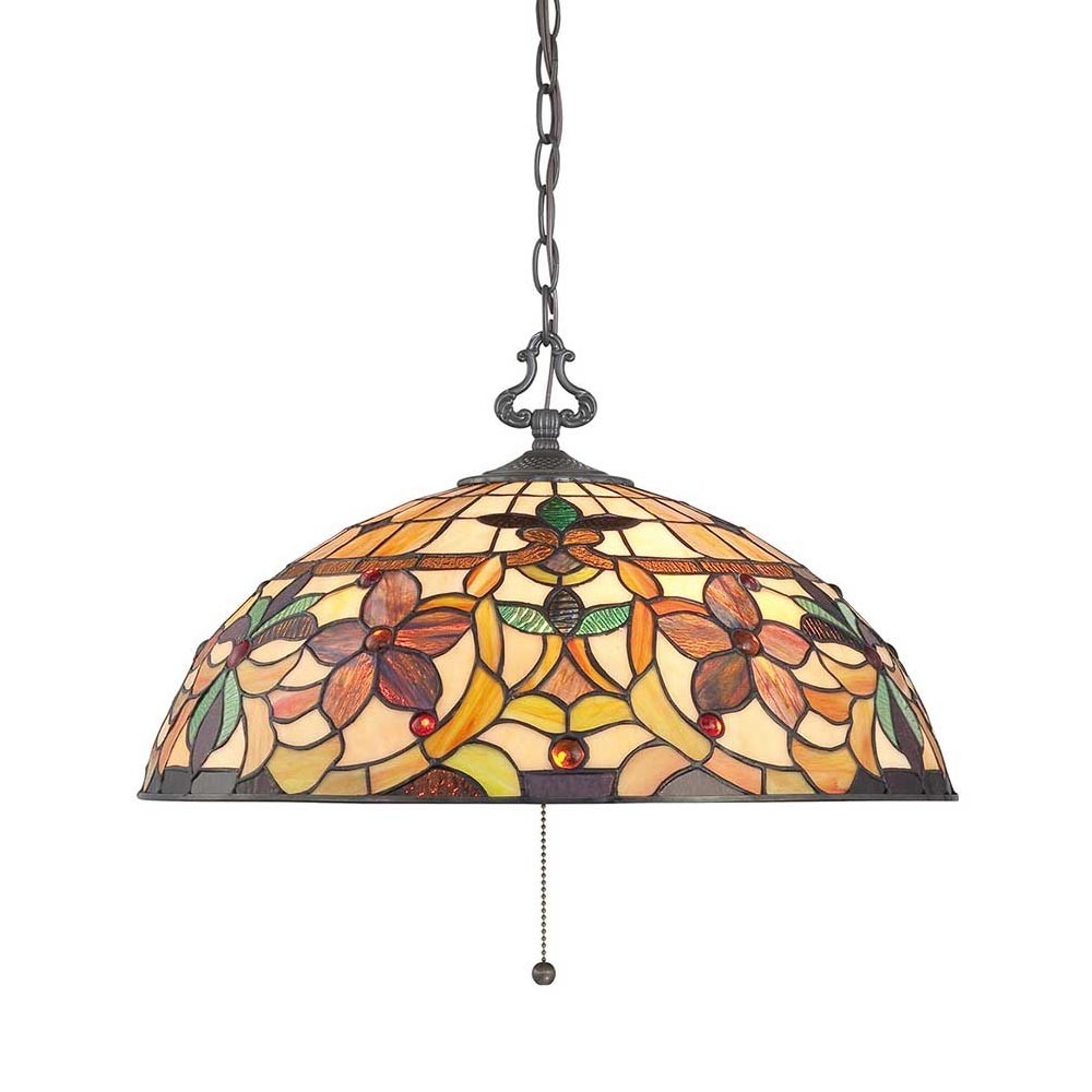 Lámpara colgante Tiffany Kami - Elstead Lighting - Lamparas.es