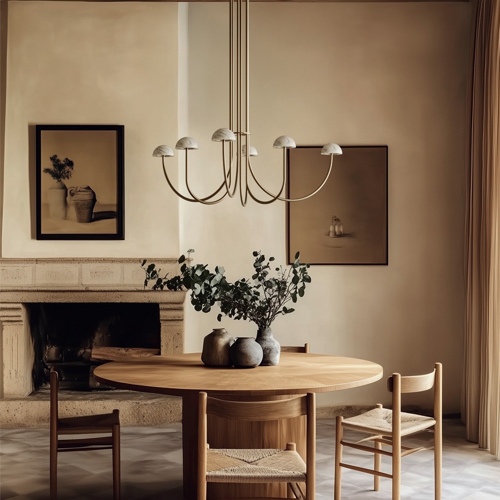 Lámpara colgante LED Dussa (6x9W) - Aromas - Lamparas.es