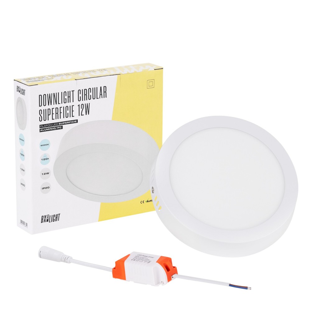 Plafón LED 12W 930Lm 4200ºK Circular 40.000H - BX3 Light - Lamparas.es