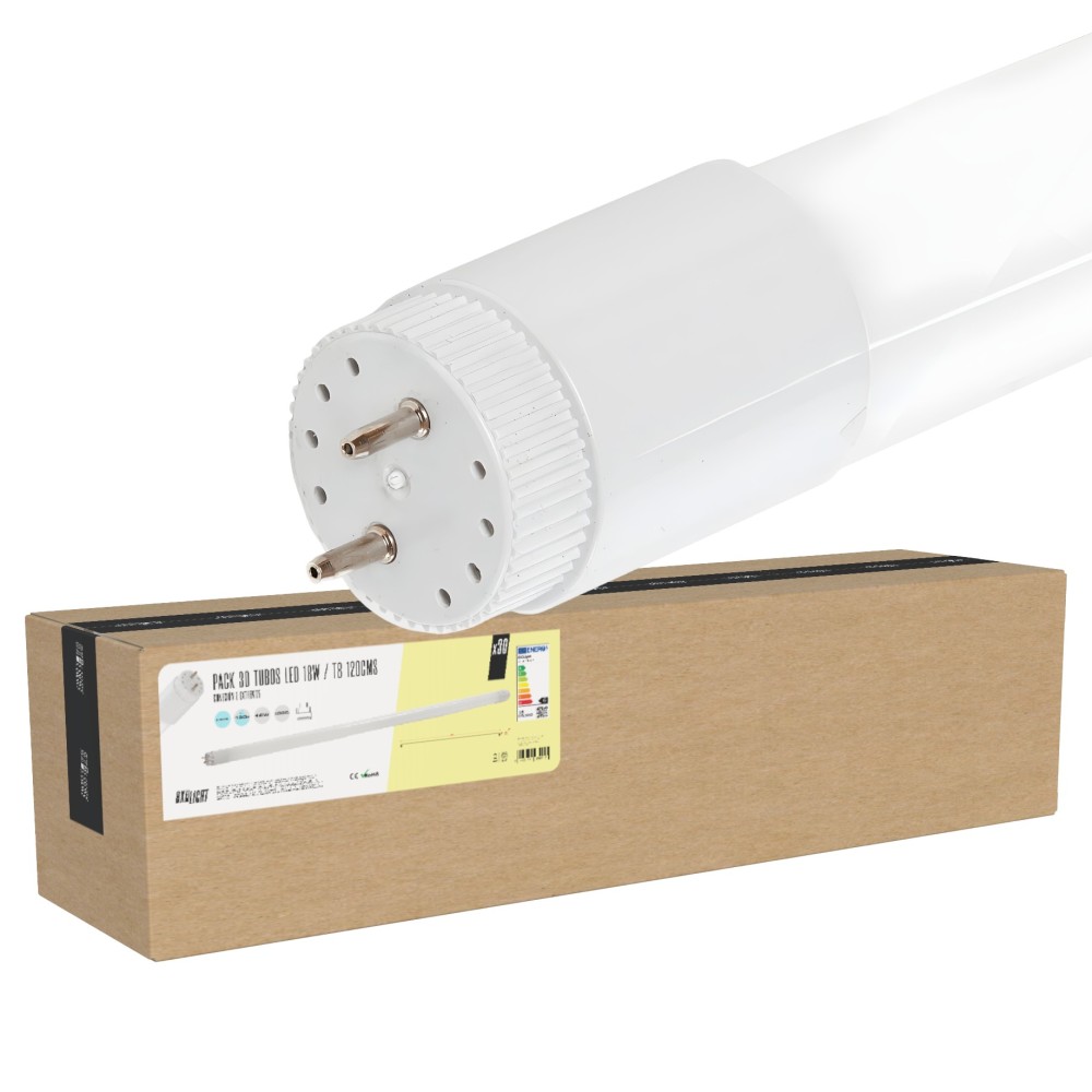 Pack 30 Tubos Led T8 18W 1.440Lm - BX3 Light - Lamparas.es