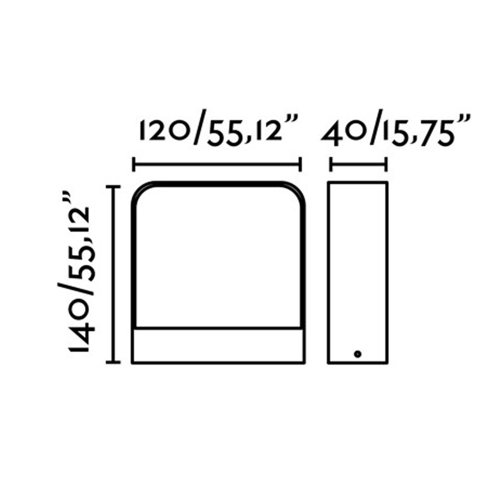 Aplique para exteriores Axel con LED (6W) - Lamparas.es